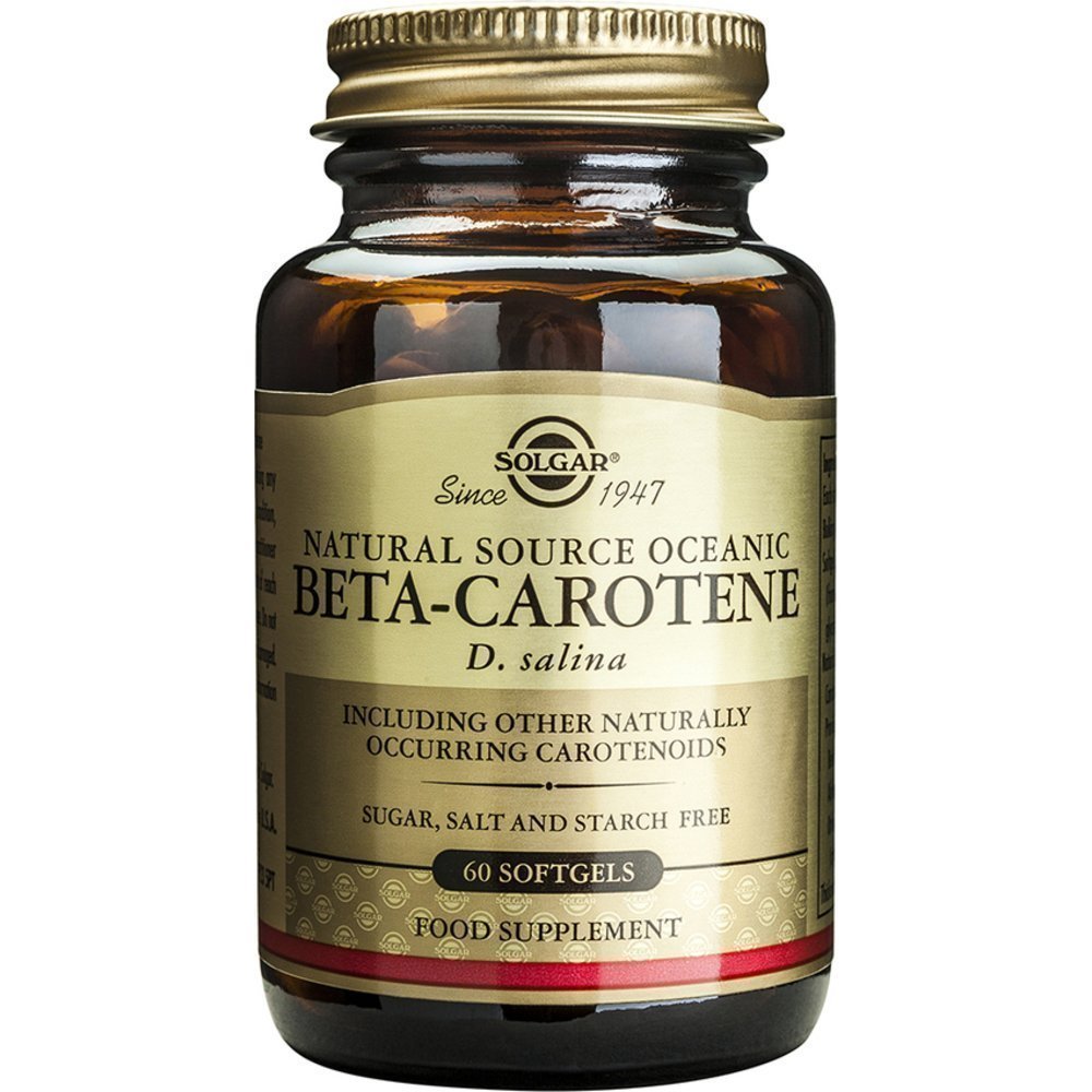 Solgar Beta-Carotene 7mg 60 μαλακές κάψουλες - BlueMorpho