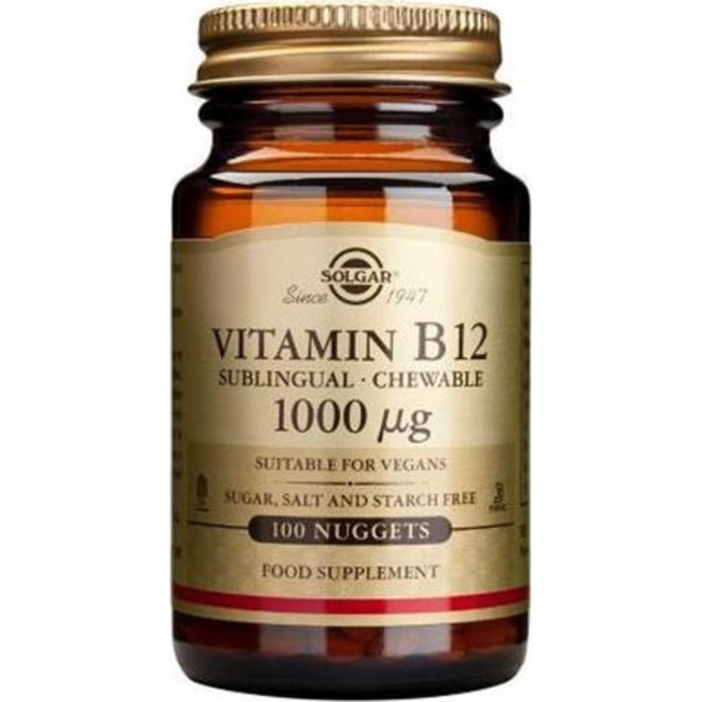 Solgar Vitamin B12 1000mcg 100 υπογλώσσια δισκία για | Bluemorpho